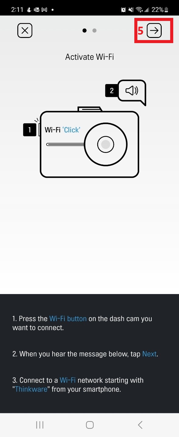 [Thinkware Dashcam Link - Android] How to Connect via Wi-Fi – Thinkware Help Center ...